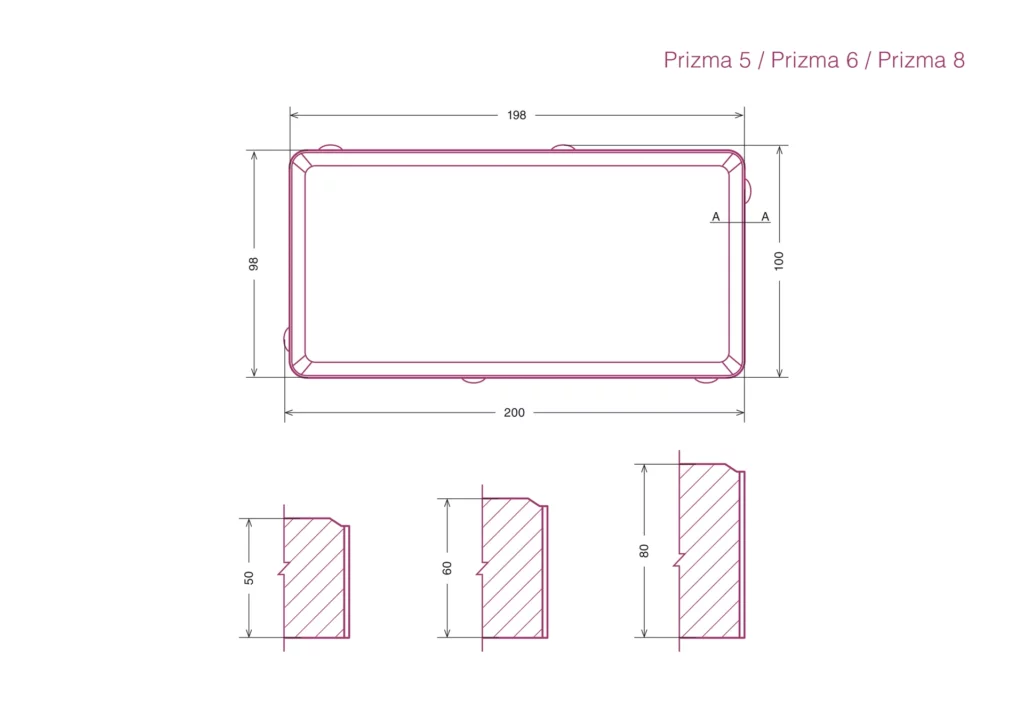 Prizma 8 - Betono mozaika